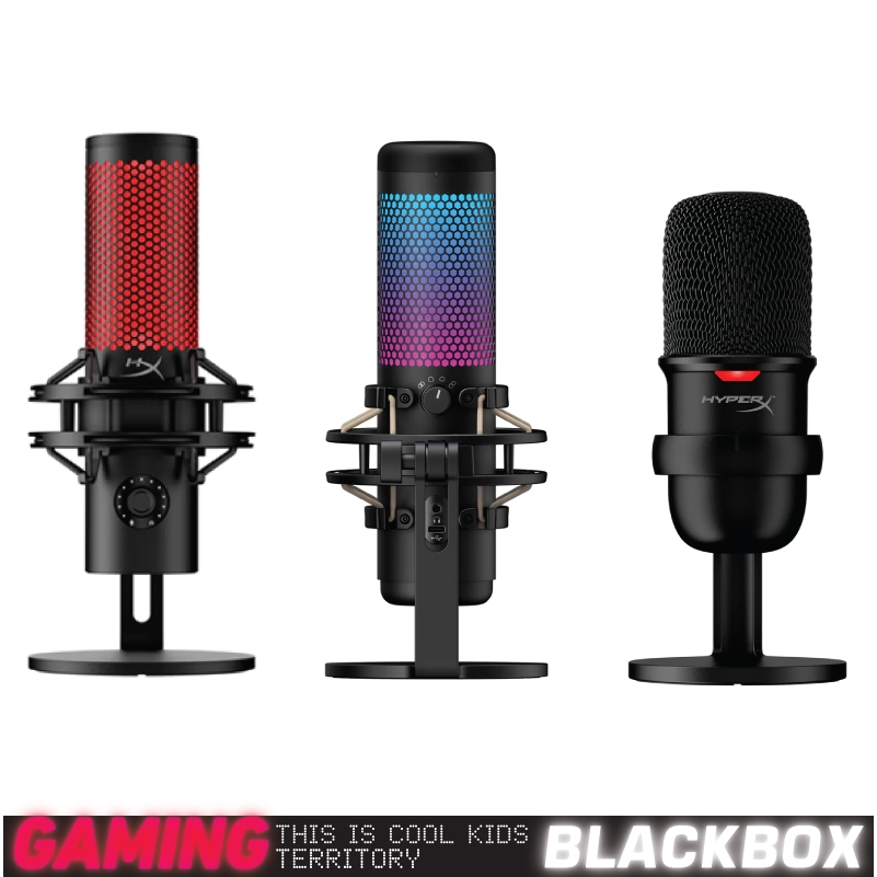 HyperX QuadCast S / Quadcast / Solocast USB Condenser Gaming & Streaming Microphone For PC,PS4 ...