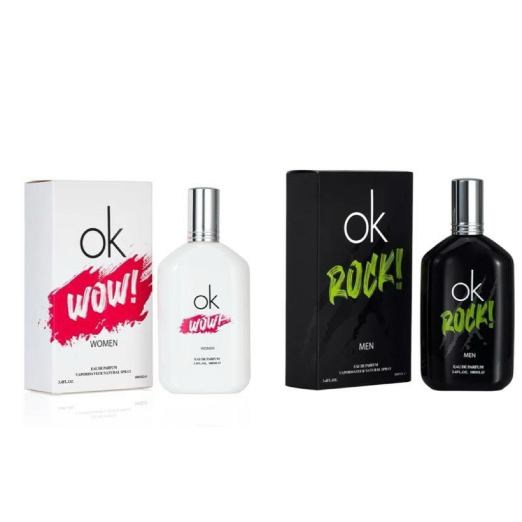 HOT SALE OK ROCK / OK WOW MEN OFR WOMEN EAU DE PARFUM 100ML FOR MEN ...