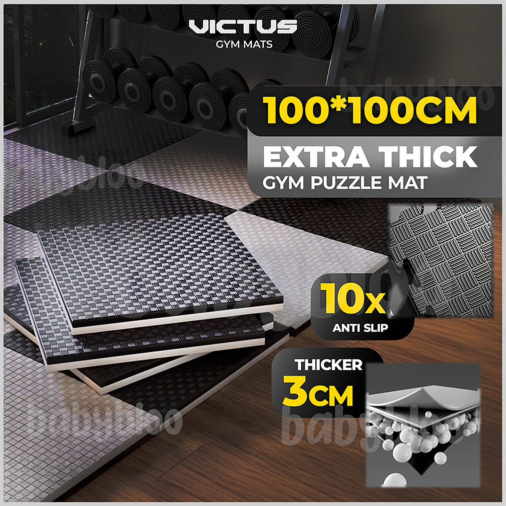 [FREE BORDERS] 100CM*100CM Extra Thick Puzzle Mat Gym Mat Playmat Gym ...