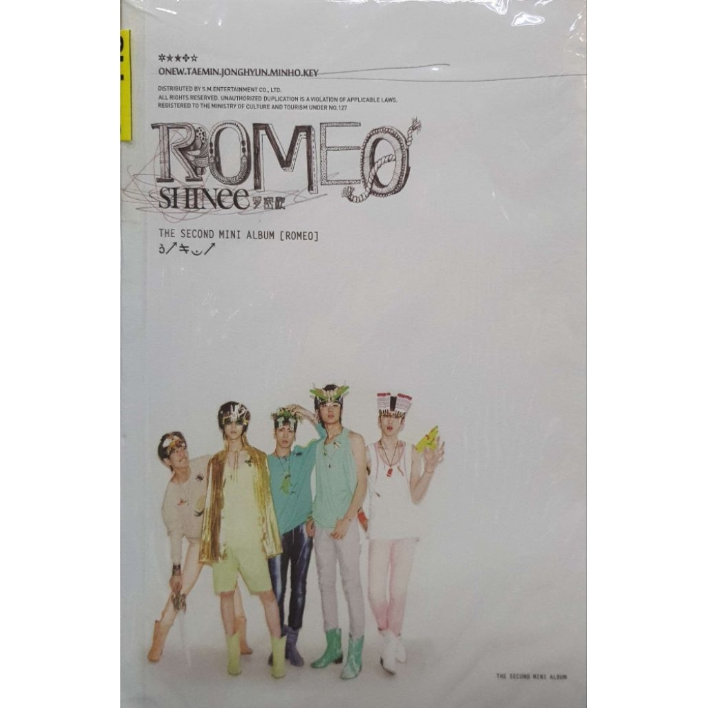 Shinee - 2nd Mini Album : Romeo (CD) | Shopee Malaysia