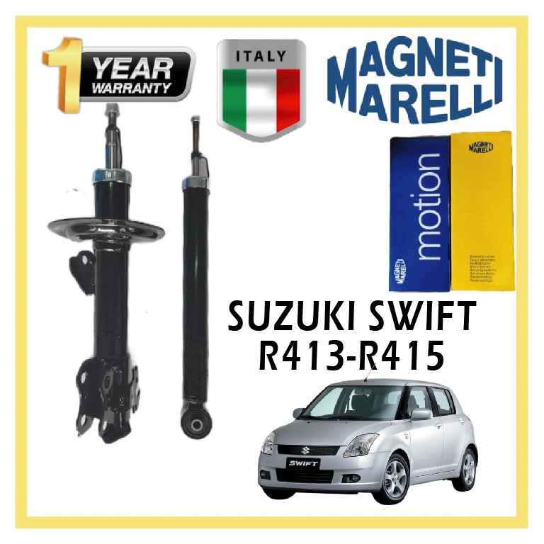 (DEPAN & BELAKANG ABSORBER) ITALY MAGNETI MARELLI SUZUKI SWIFT R413 ...
