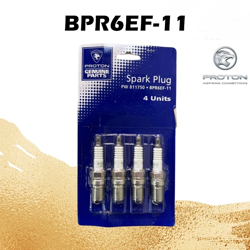 NGK BPR6EF-11 Genuine Spark Plug For Proton Campro BLM FLX Persona Gen2 ...