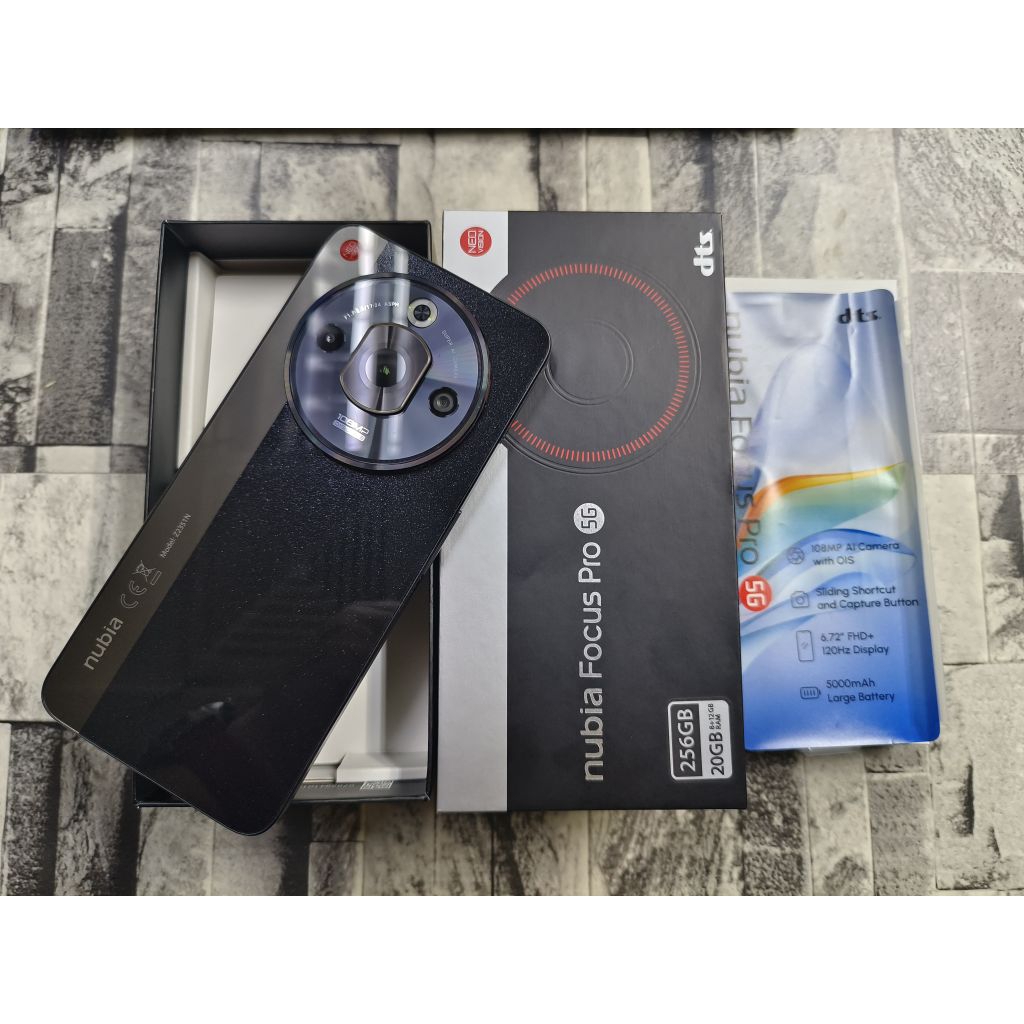 ZTE Nubia Focus Pro 5G 256GB /8GB /120Hz /108MP AI (DEMO) | Shopee Malaysia