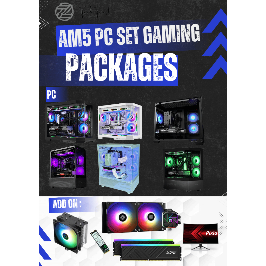 #TECHTRUST PROMO AM5 PC SET PACKAGE/3 YEAR WARRANTY / RYZEN 5 7600 ...