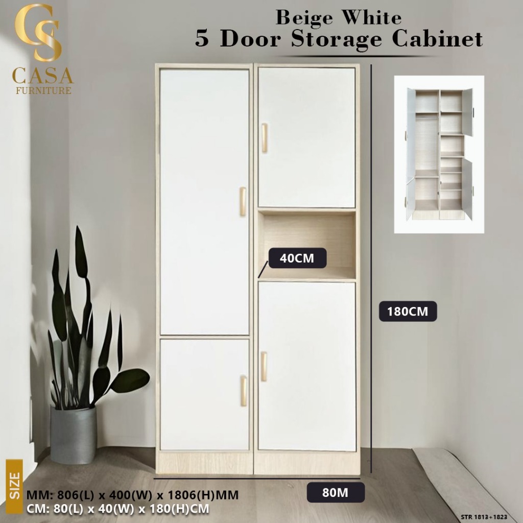 [READY STOCK] CASA HOME-2 Door Wardrobe / Almari Baju 2 Pintu / Almari ...