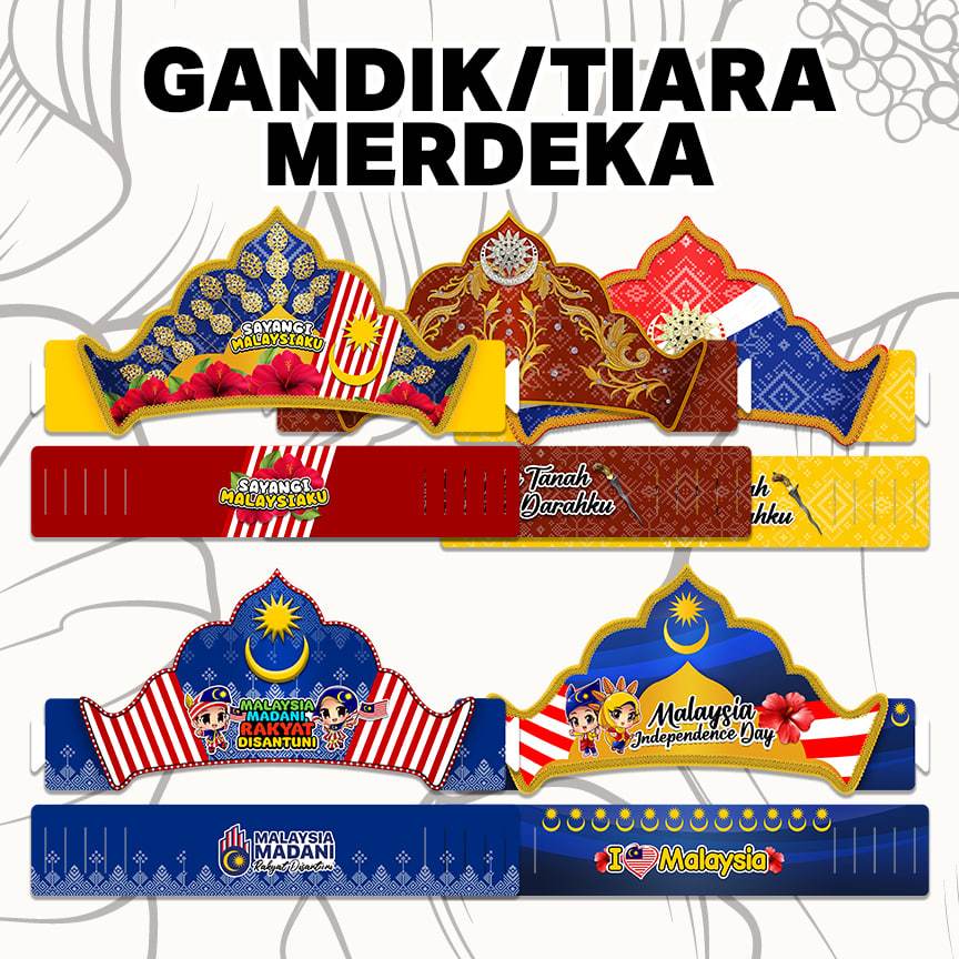 Gandik / Tiara Tradisional Peragaan Hari Merdeka Material Artcard ...