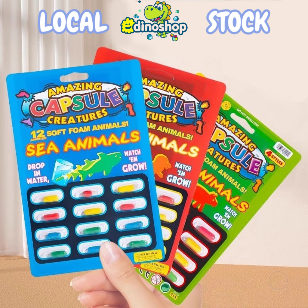 Water Growing Capsule Hatching Animal Capsule Expanding Toys Kids ...