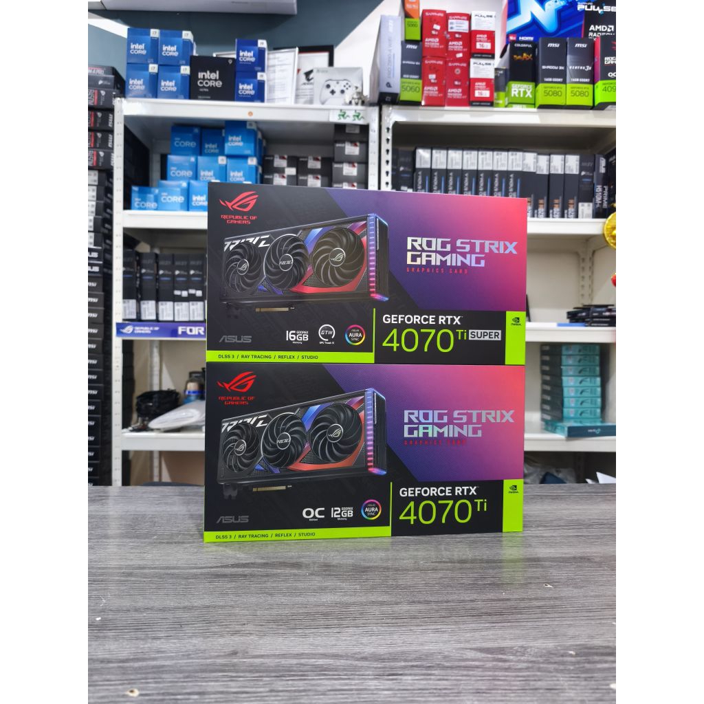 ASUS ROG STRIX RTX 4070 TI SUPER 12GB 16GB OC GAMING GRAPHIC CARD ...