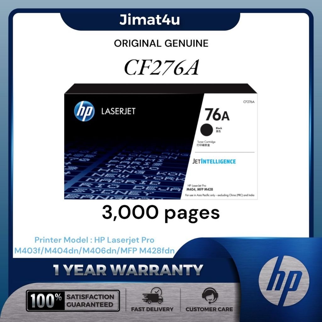 HP CF276A 276A 76A Original Laserjet Toner Cartridge | Shopee Malaysia