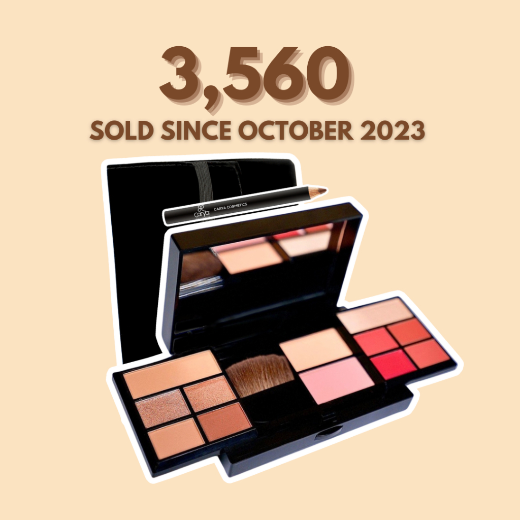 Carya Cosmetics HQ Golden Shine Makeup Kit | Shopee Malaysia