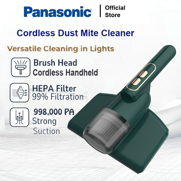 Panasonic Vakum Cordless Dust Mites Vacuum Cleaner Mini Dust Mites ...