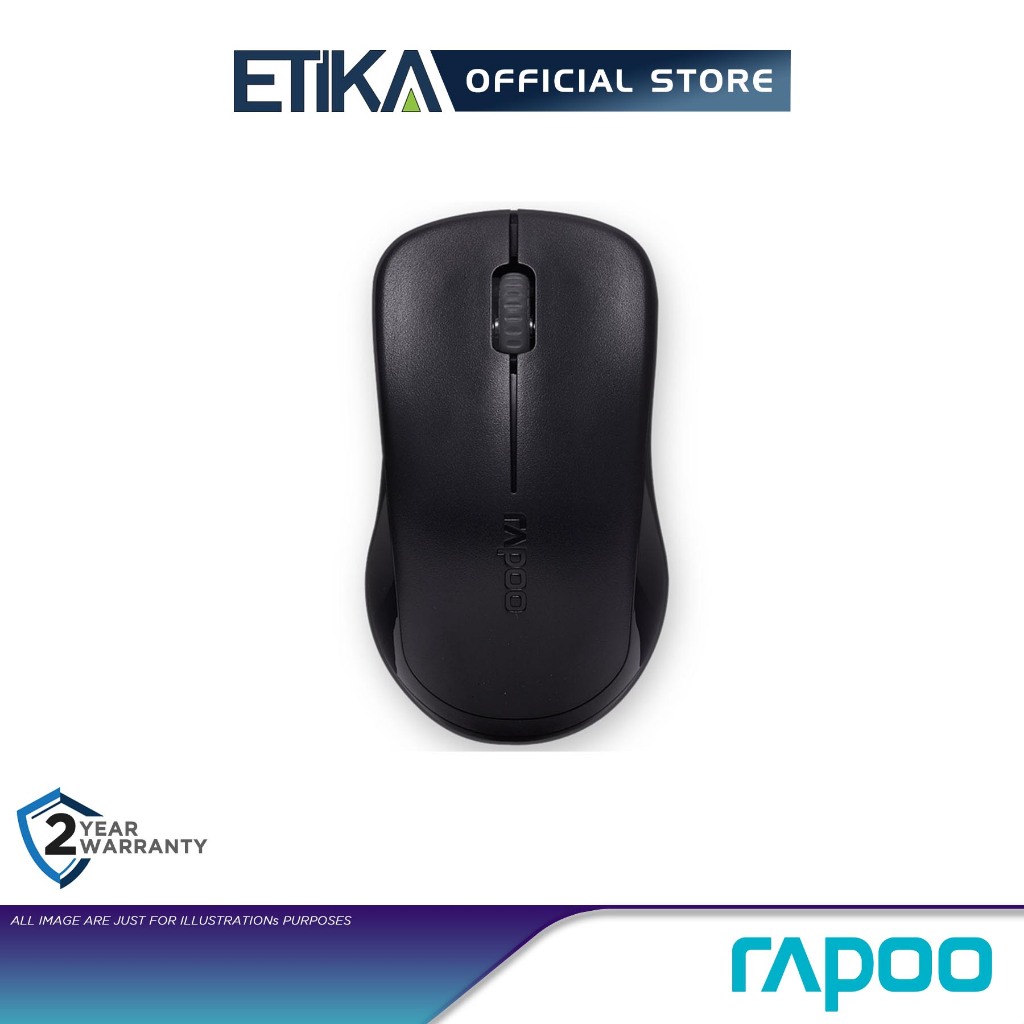 Rapoo 1620 Wireless Mouse | 1000dpi 2.4GHz Advanced Wireless Optical ...