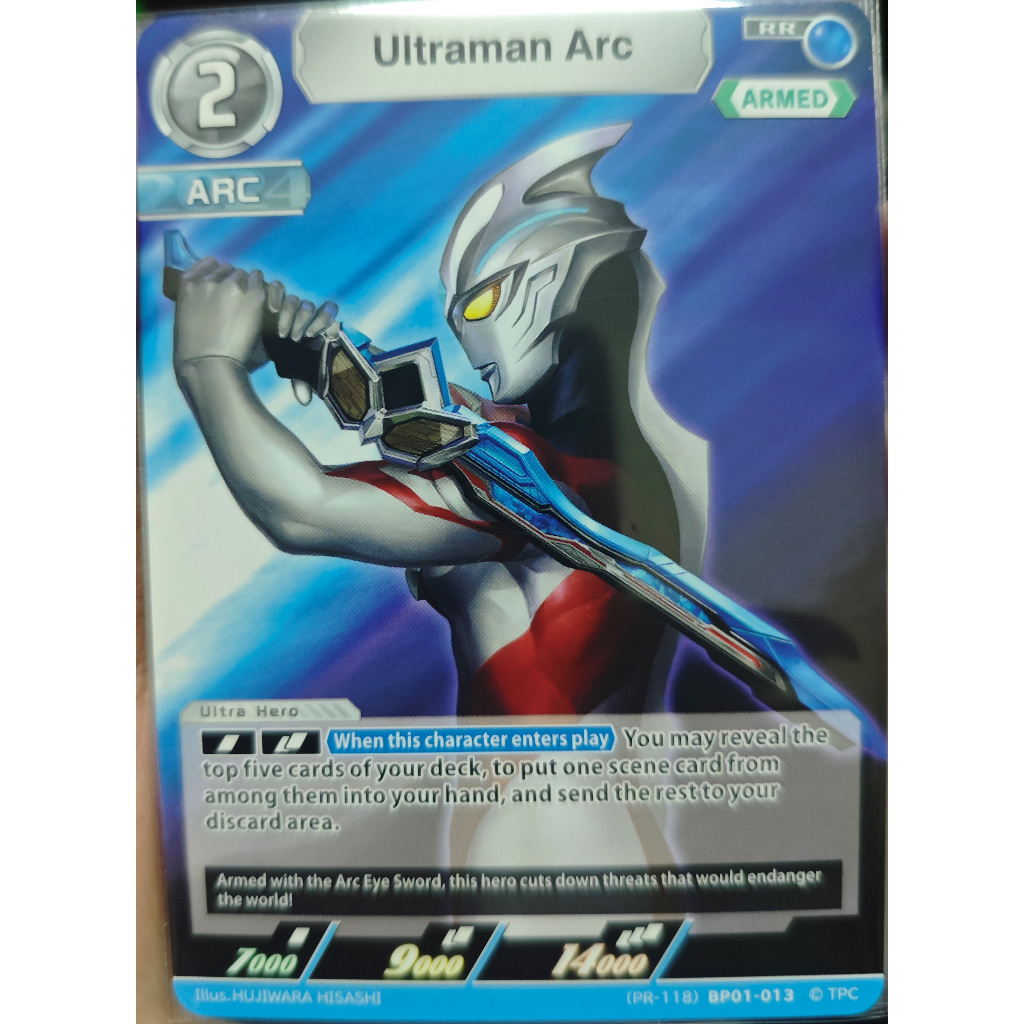 Ultraman Card Game (PR-118) BP01-013 Ultraman Arc, (RR) English Version (Non Foil) | Shopee Malaysia