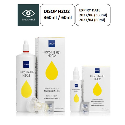 DISOP HIDRO HEALTH H2O2 HIDROGEN PEROKSIDA 60ml/360ml (Alternatif untuk ...