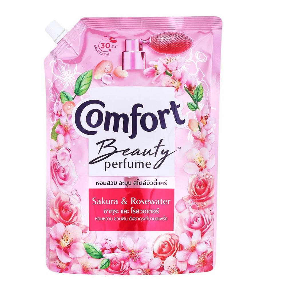 COMFORT Beauty Perfume Fabric Softener Sakura and Rosewater Scent 1050 ml. | Shopee Malaysia