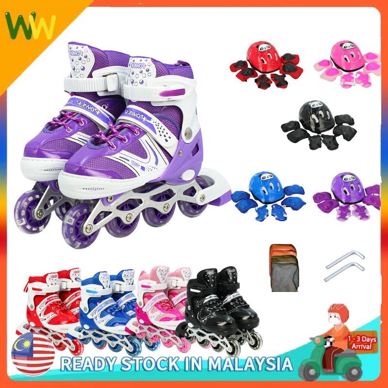 【COD】4 roda kasut roda sebaris boleh laras kasut roda perempuan viral ...