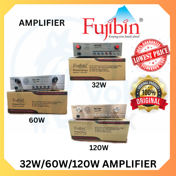 (6 MONTH WARRANTY) Fujibin FB-32W | FB-60W | FB-120W Hi-Fi Power ...
