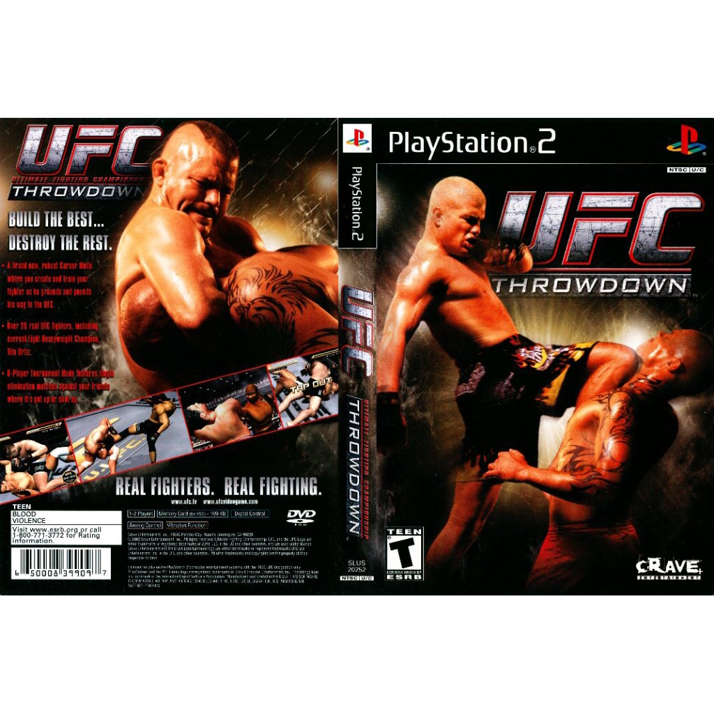 PS2 CD DVD GAME ( UFC: Throwdown ) English Version | Shopee Malaysia