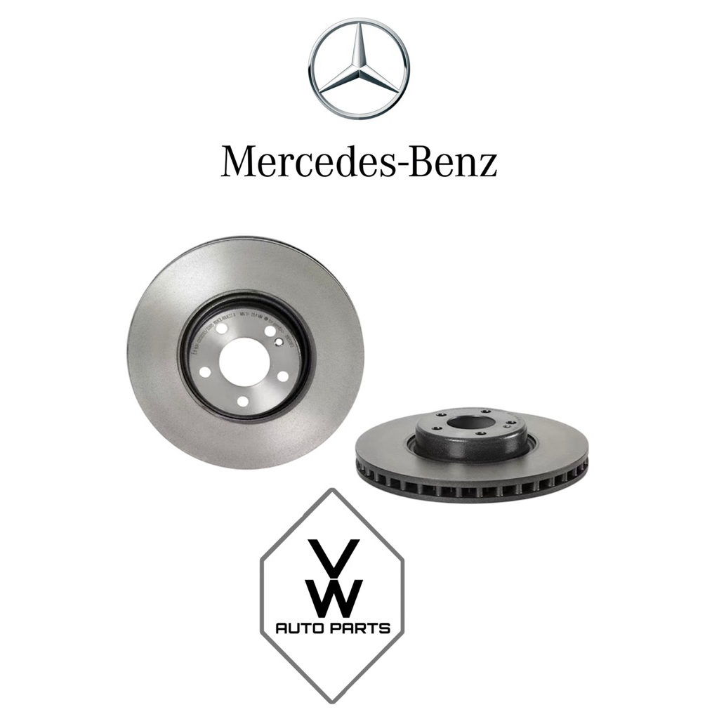 ( 100% BREMBO ) MERCEDES BENZ W205 W213 W238 FRONT BRAKE DISC ROTOR ...