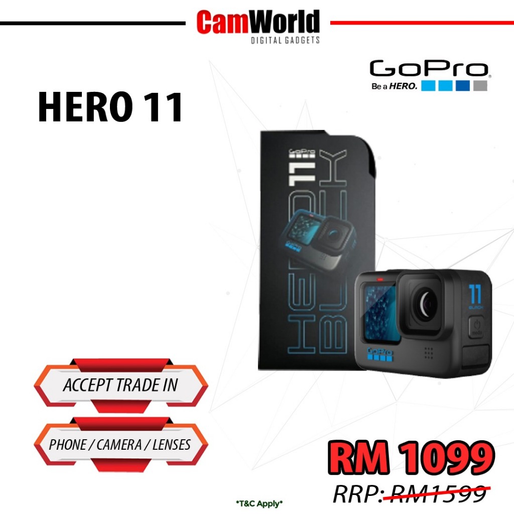 Gopro Hero 11 Black ( GOPRO MALAYSIA ) | Shopee Malaysia