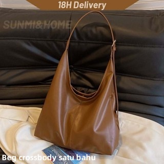 In STOCK SUNMI&HOME Niche Design Vintage Shoulder Bag N165 Fashion PU Leather Handbag Casual ...