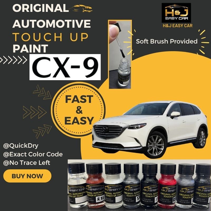 MAZDA CX-9 Automotive Original COLOR CODE Touch Up Paint 10ML | Shopee ...