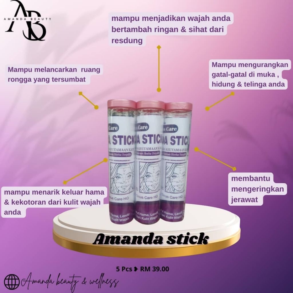 AMANDA STICK RESDUNG (BOX KECIL 5 PCS ) | Shopee Malaysia