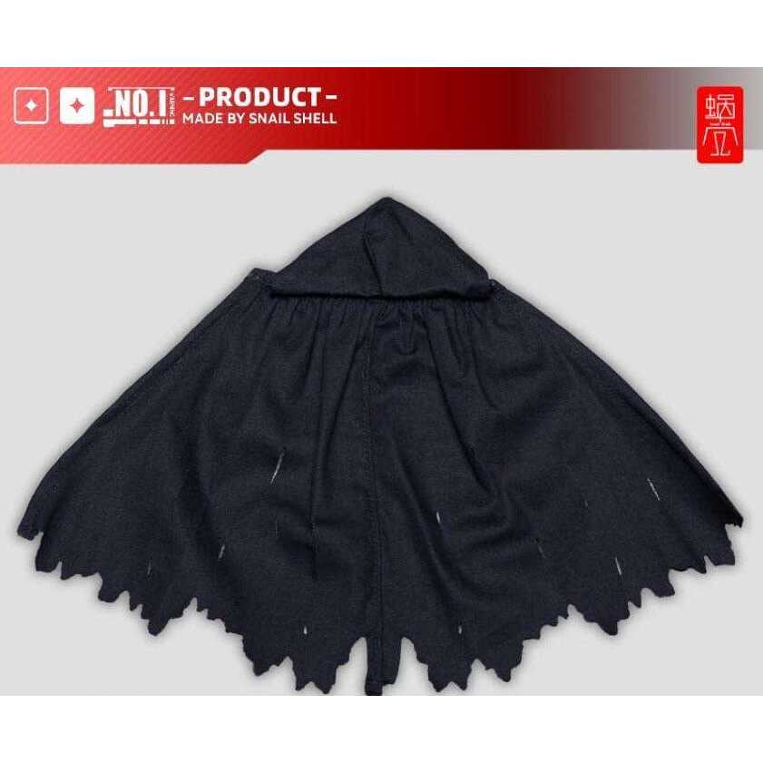 Snail Shell black tactical hooded cape | Shopee Malaysia