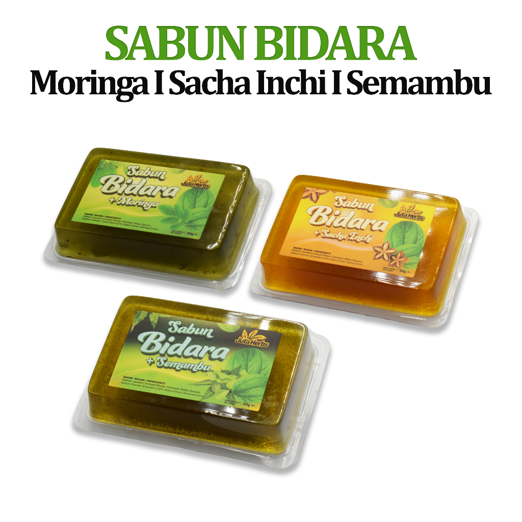 SABUN BIDARA PLUS ( SEMAMBU / MORINGA / SACHA INCHI ) | Shopee Malaysia