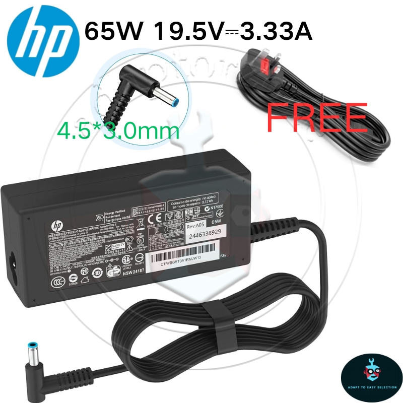 65W HP Laptop Fast Charge Adapter for ProBook | ProBook | EliteBook ...
