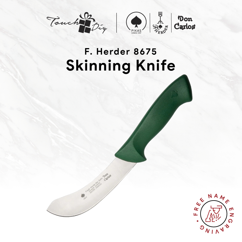 F. Herder 8675 Skinning Knife 5" / 6" / 7" | Pisau Melapah Daging (Free ...