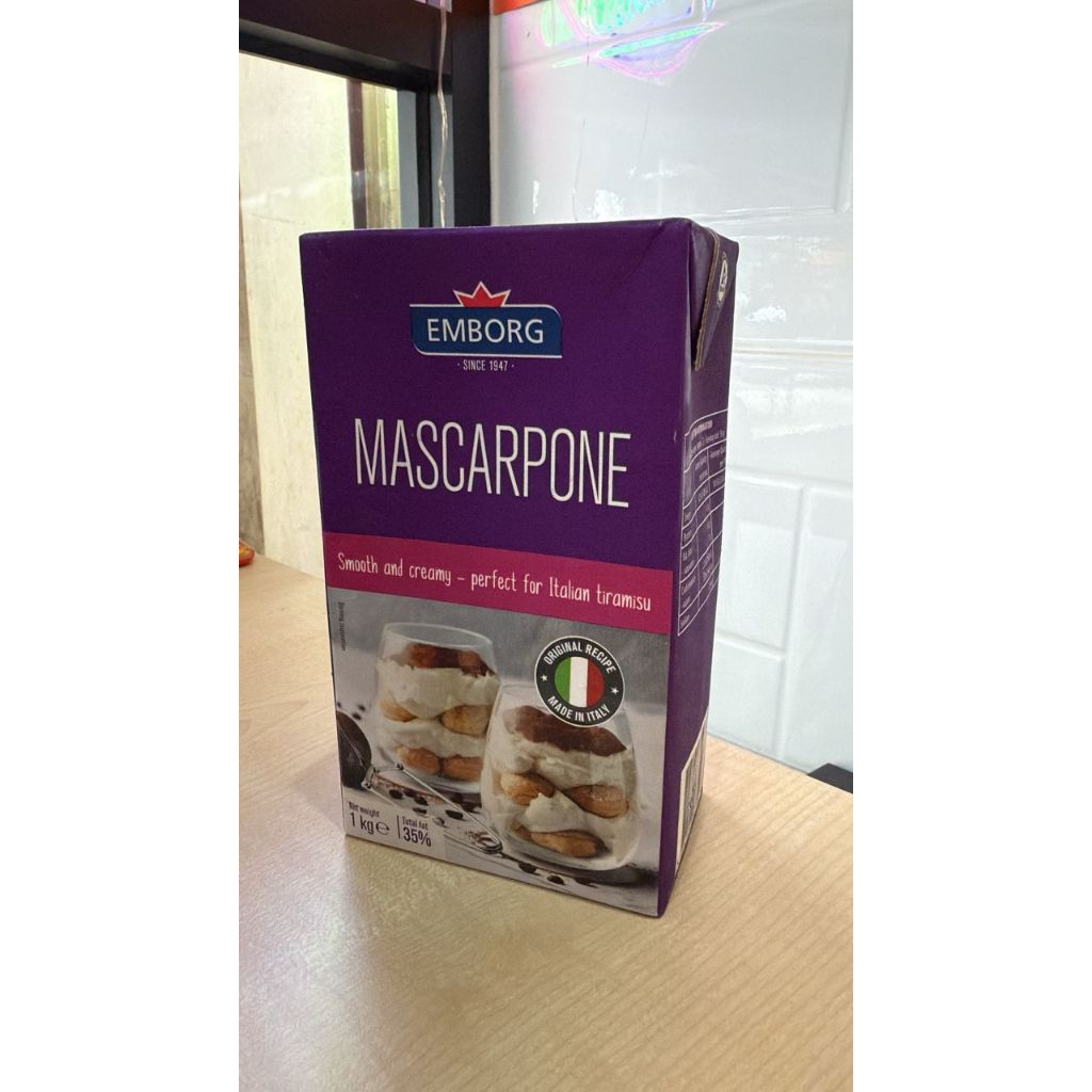 ( FOR KL & PJ AREA ONLY )EMBORG MASCARPONE CHEESE 1KG | Shopee Malaysia