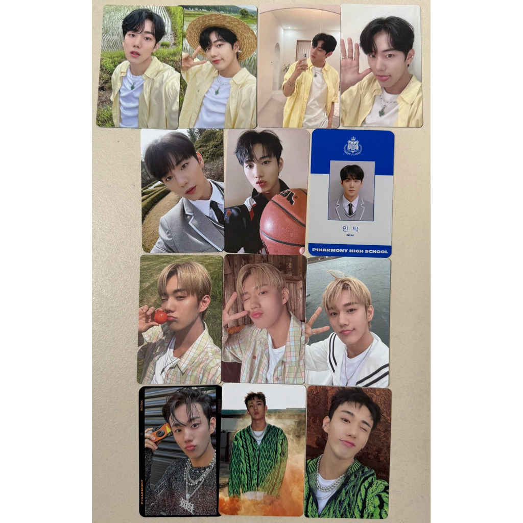 (Official/on hand) P1Harmony Piwon Photocard PC Intak Membership Kit ...