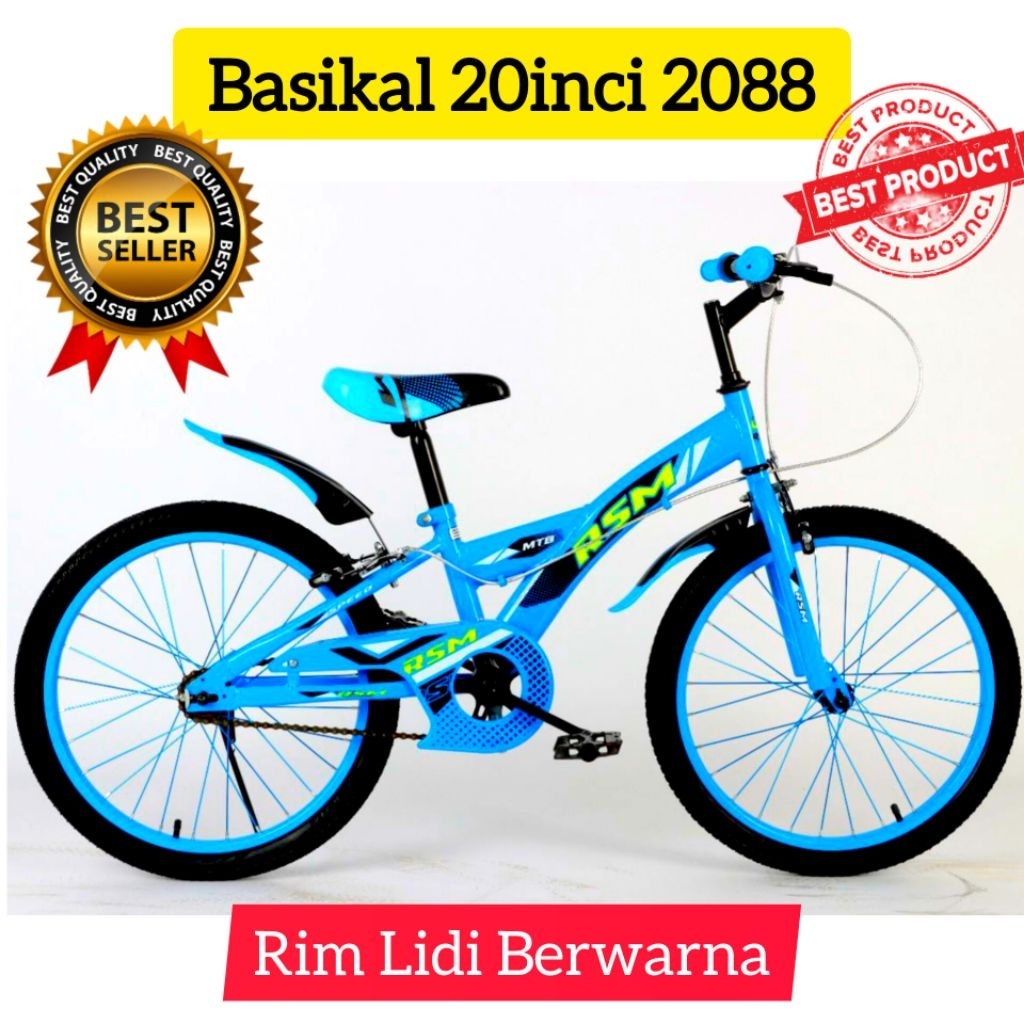 Basikal 20inch | Siap Pasang 90% | Tayar Hidup | Tayar Kasar | 6-10 ...