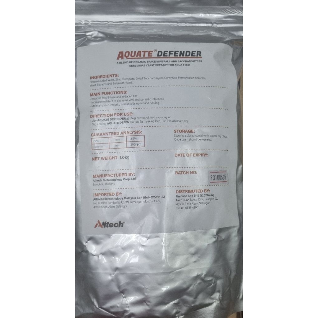 Aquate Defender Blend of Trace Minerals And Saccharomyces Cerevisiae ...