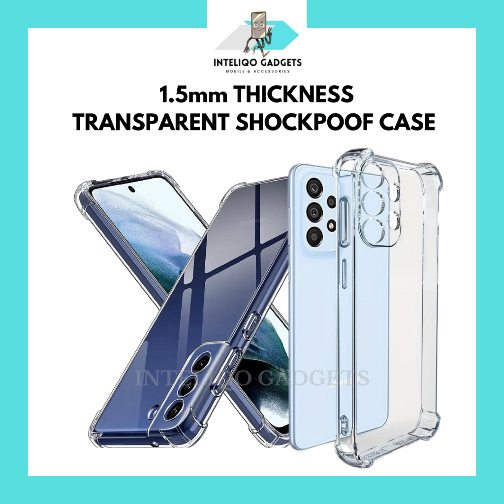 Samsung A56 A36 A26 A55 A25 A16 A06 A35 A15 A05 A05s A04 A54 1.5mm Thickness Transparent Camera ...