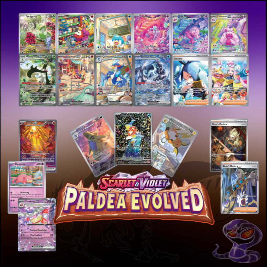 POKÉMON TCG Paldea Evolved SV02 Reverse Holo, Holo, Common, Uncommon ...