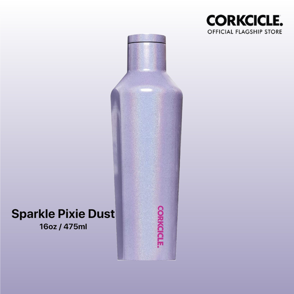 Corkcicle CANTEEN INSULATED WATER BOTTLE - 16oz SPARKLE PIXIE DUST ...