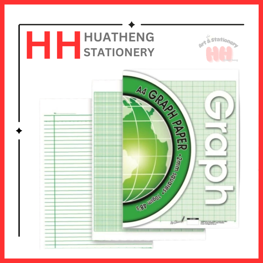 Up A4 Graph Paper / Kertas Graf (S-35/S-25/S-85) | Shopee Malaysia