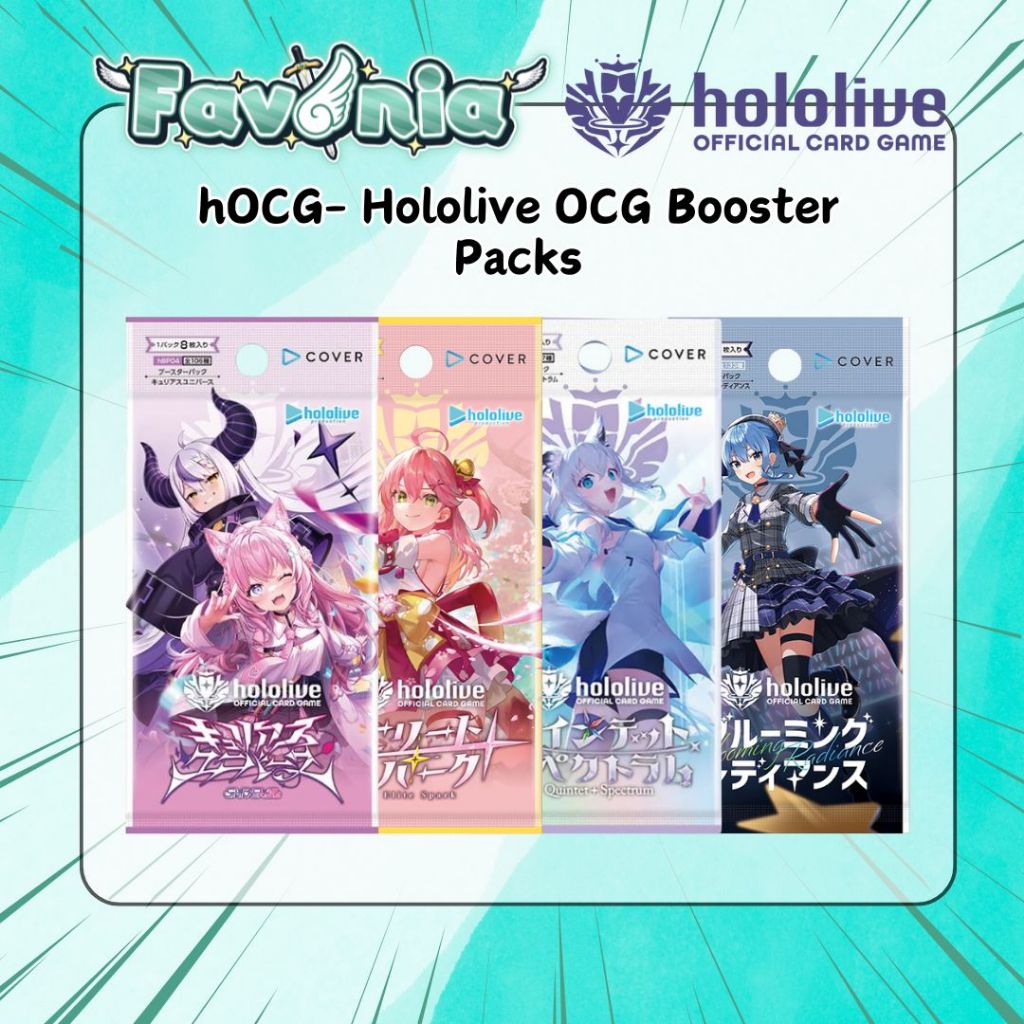 Hololive OCG JP | hBP01-4 | Booster Pack | hOCG | Hololive Official Card Game | JAPANESE ...