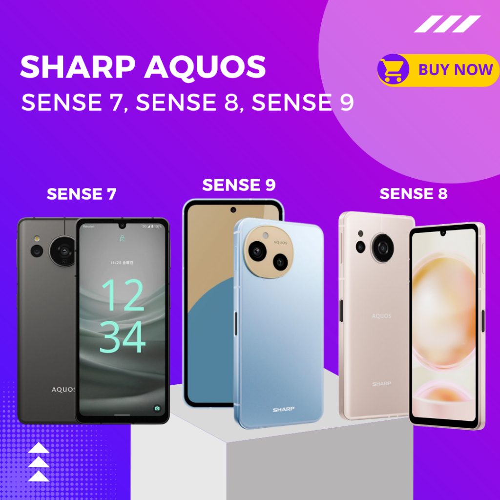 Sharp Aquos Sense7, Sense 8, Sense 6, Sense9 (6+128 GB) Original used ...