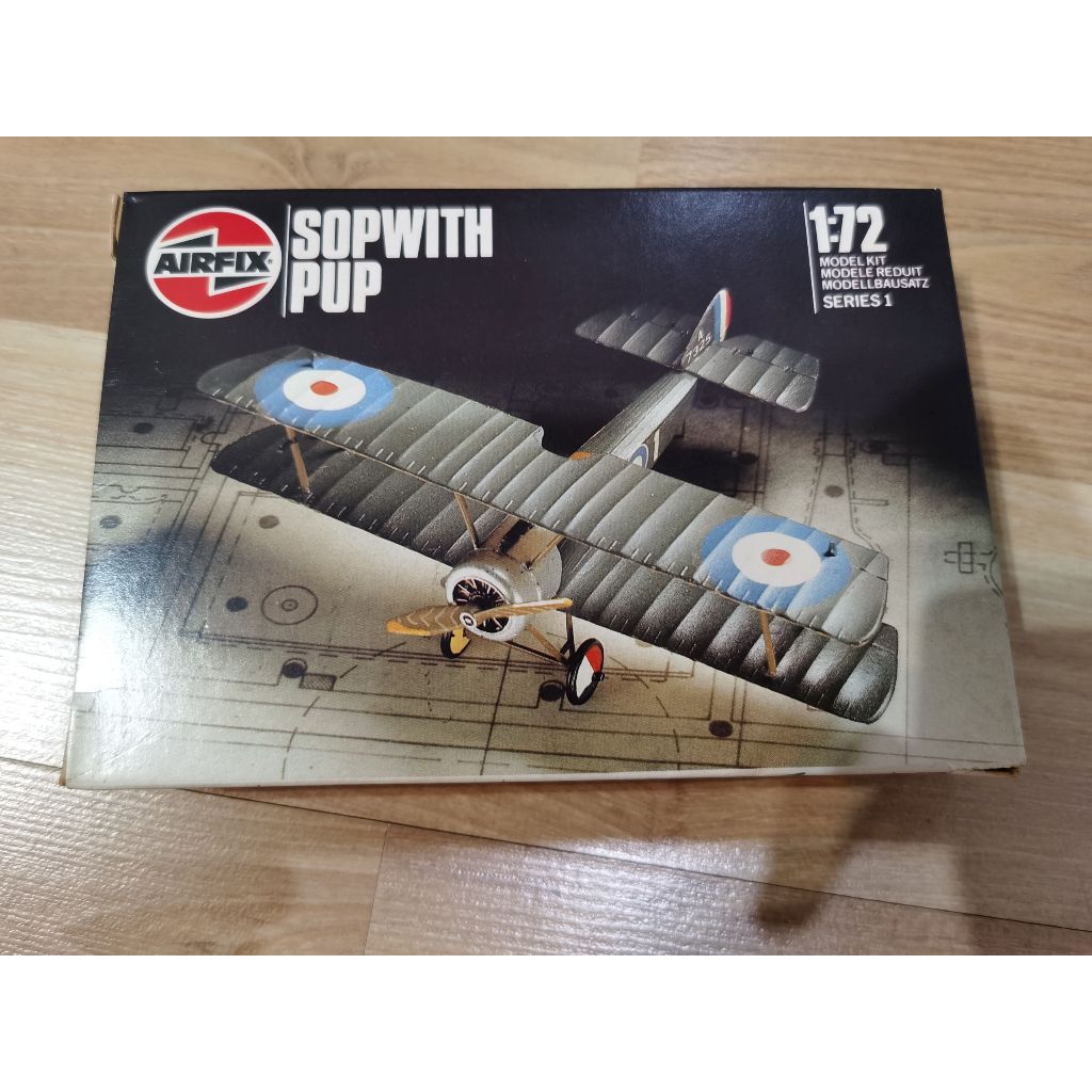 Airfix 1/72 Sopwith Pup Propeller WW1 biplane plastic model kit ...