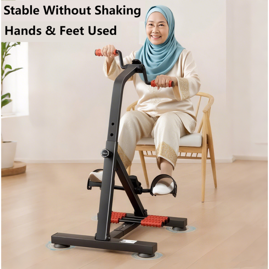 LCD Display Rehabilitation Bike Elderly Portable Indoor Fitness ...