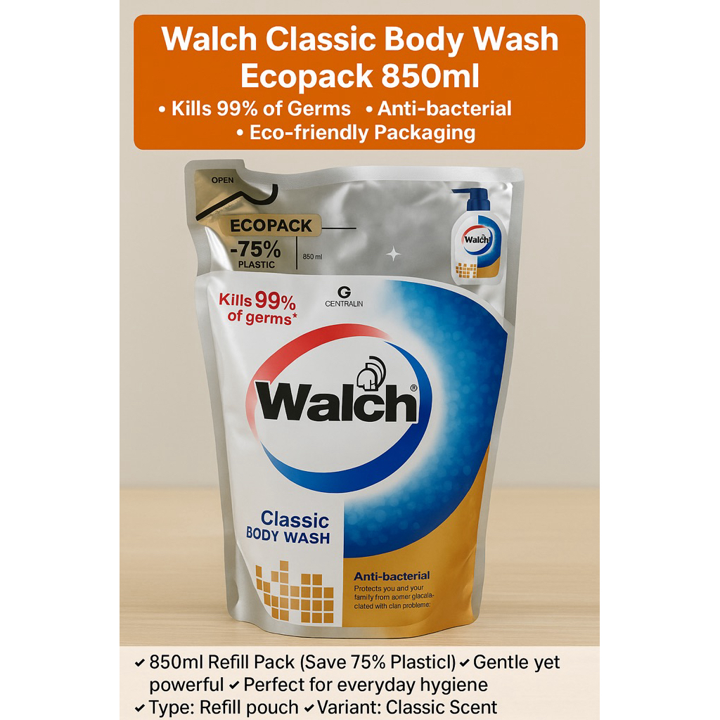 Walch Classic Body Wash (850ml) | Shopee Malaysia
