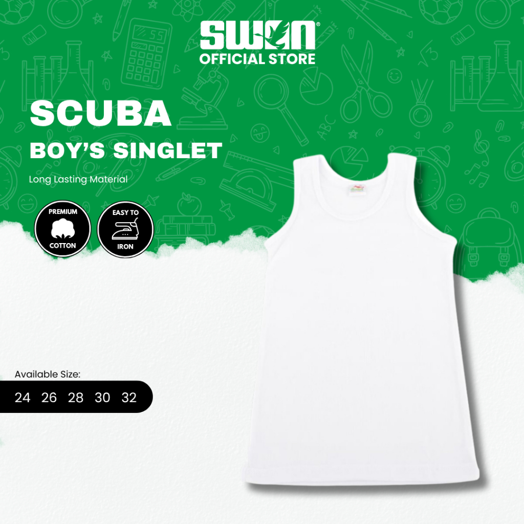 SWAN Scuba Boy's Singlet School Uniform | Shopee Malaysia