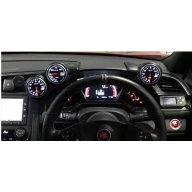 BKFD Seeker Style FRP Meter Hood for Honda Civic Type R FK7/FK8/FC ...