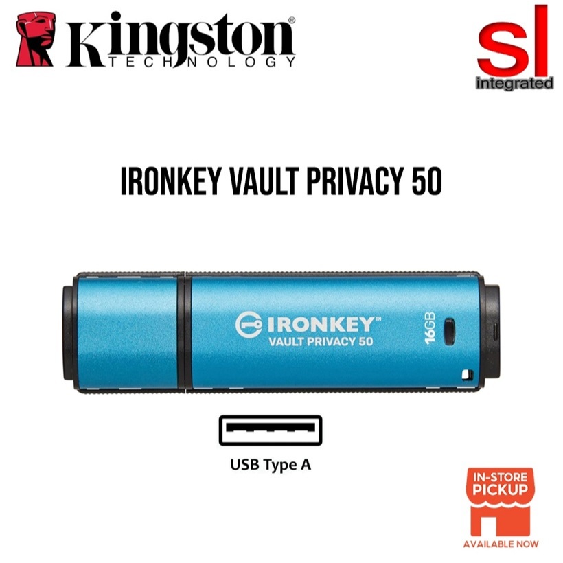 Kingston IRONKEY Vault Privacy 50 (16GB/32GB/64GB/128GB/256GB/512GB ...