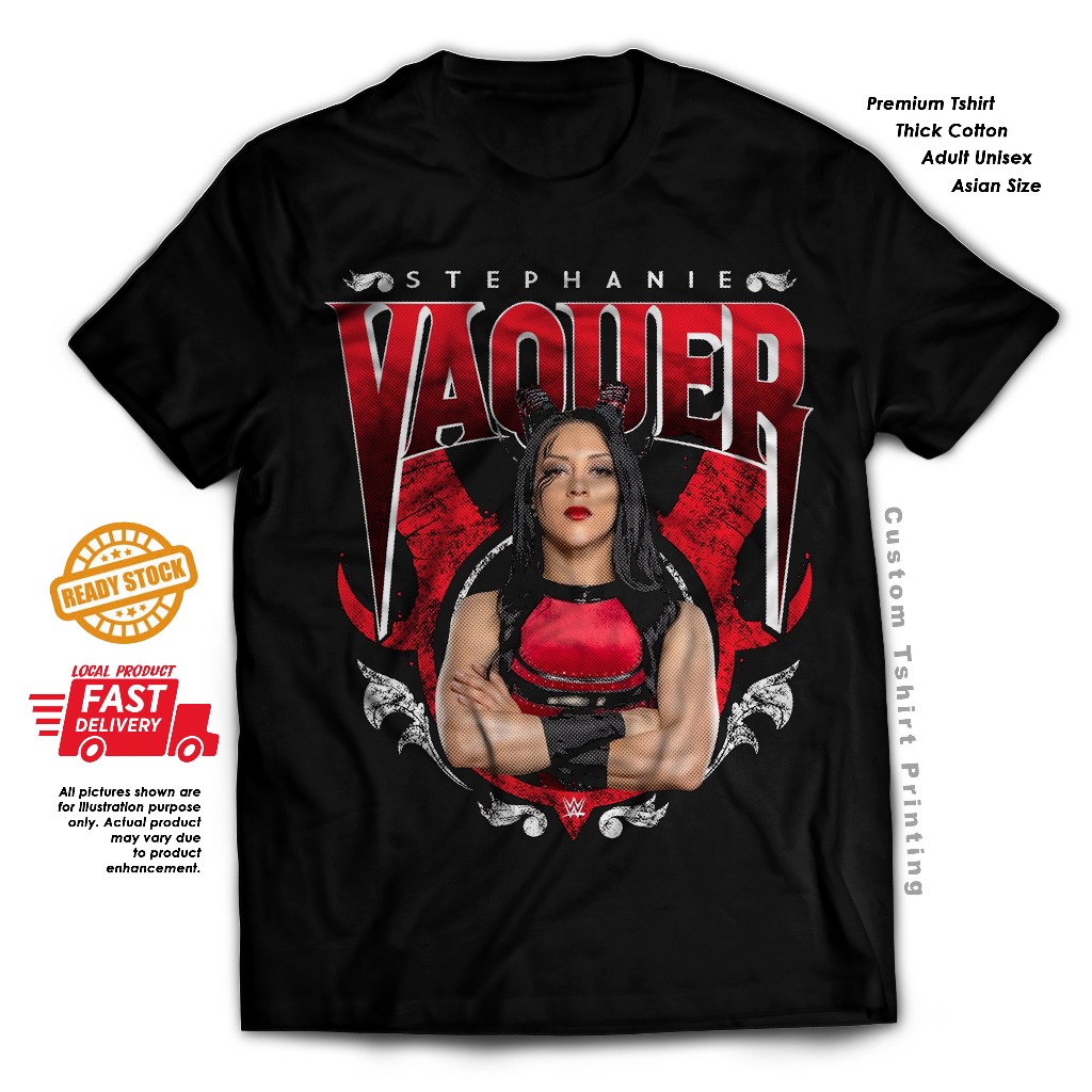Stephanie vaquer wrestling wwe nxt cotton tshirt | Shopee Malaysia