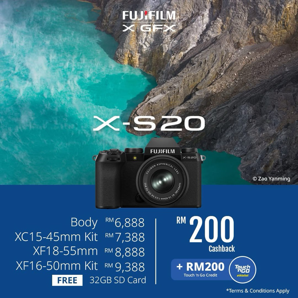 FUJIFILM XS20 X-S20 malaysia Unit | Shopee Malaysia
