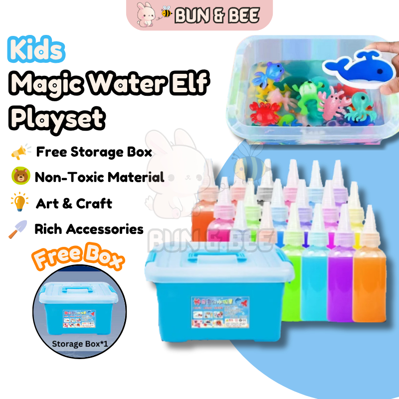 Mainan Slime Budak Magic Water Elf Set DIY Slime Toys Handmade Water ...